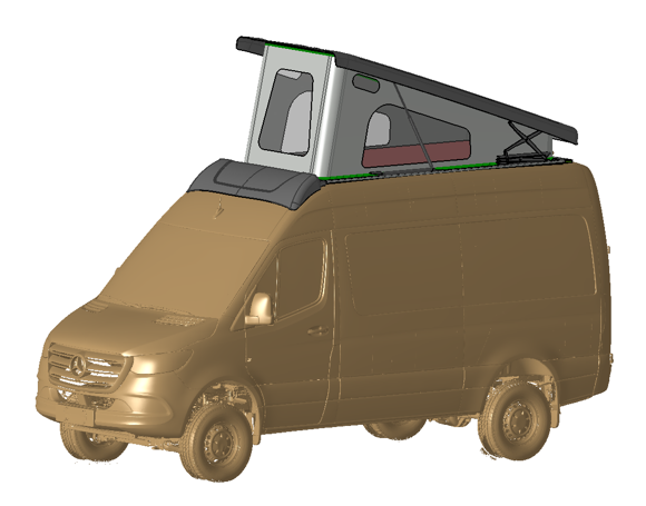Sprinter Camper Van Roof Top Tent – RoamLabX